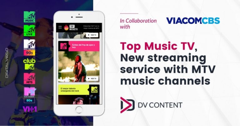 Top Music TV: New Streaming Service with 7 MTV & VH1 Music Channels ...
