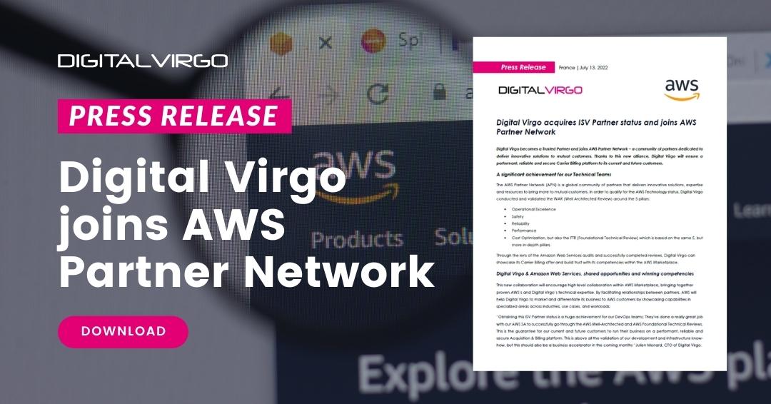Digital Virgo acquires ISV Partner status and joins AWS Partner Network ...